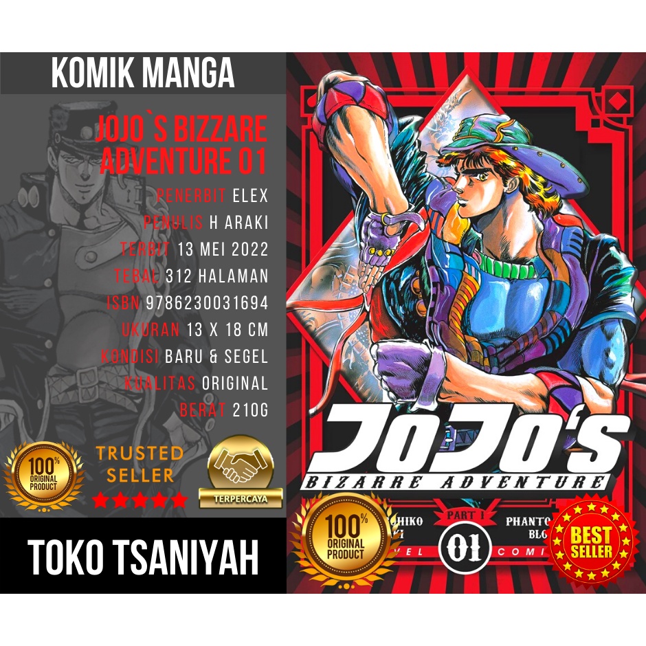 Jual Buku Komik Jojos Jojo S Jojo S Jojo Bizzare Adventure 1 Part 1