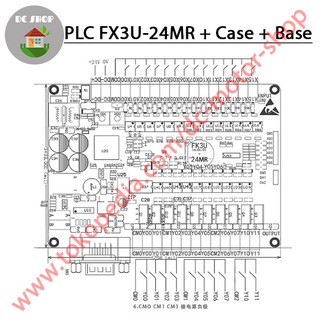 Jual PLC Mitsubishi FX3U 24MR 14DI 10DO 6AD 2DA RS232 RS485 Modbus RTU 24V - RS232RS485 ...