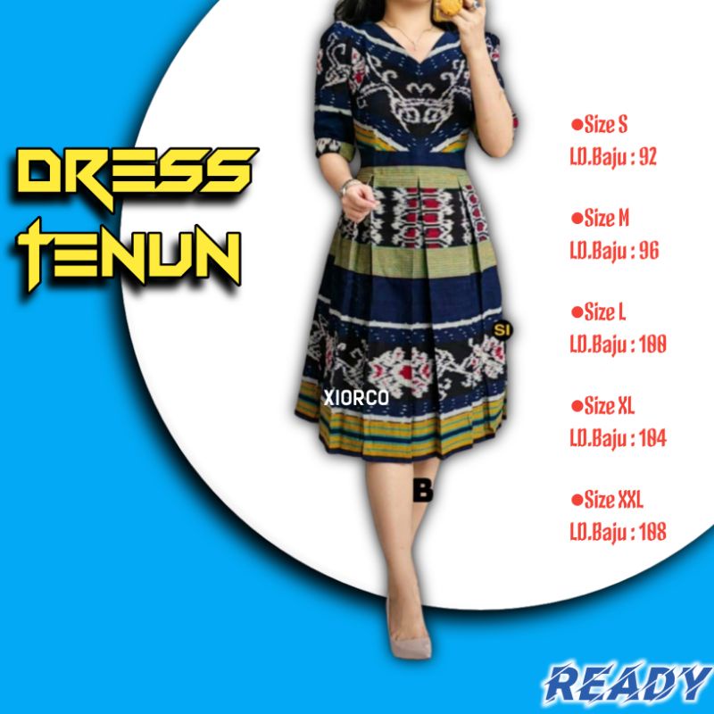 Jual DRESS TENUN JEPARA PREMIUM MOTIF TORAJA NTT | Shopee Indonesia