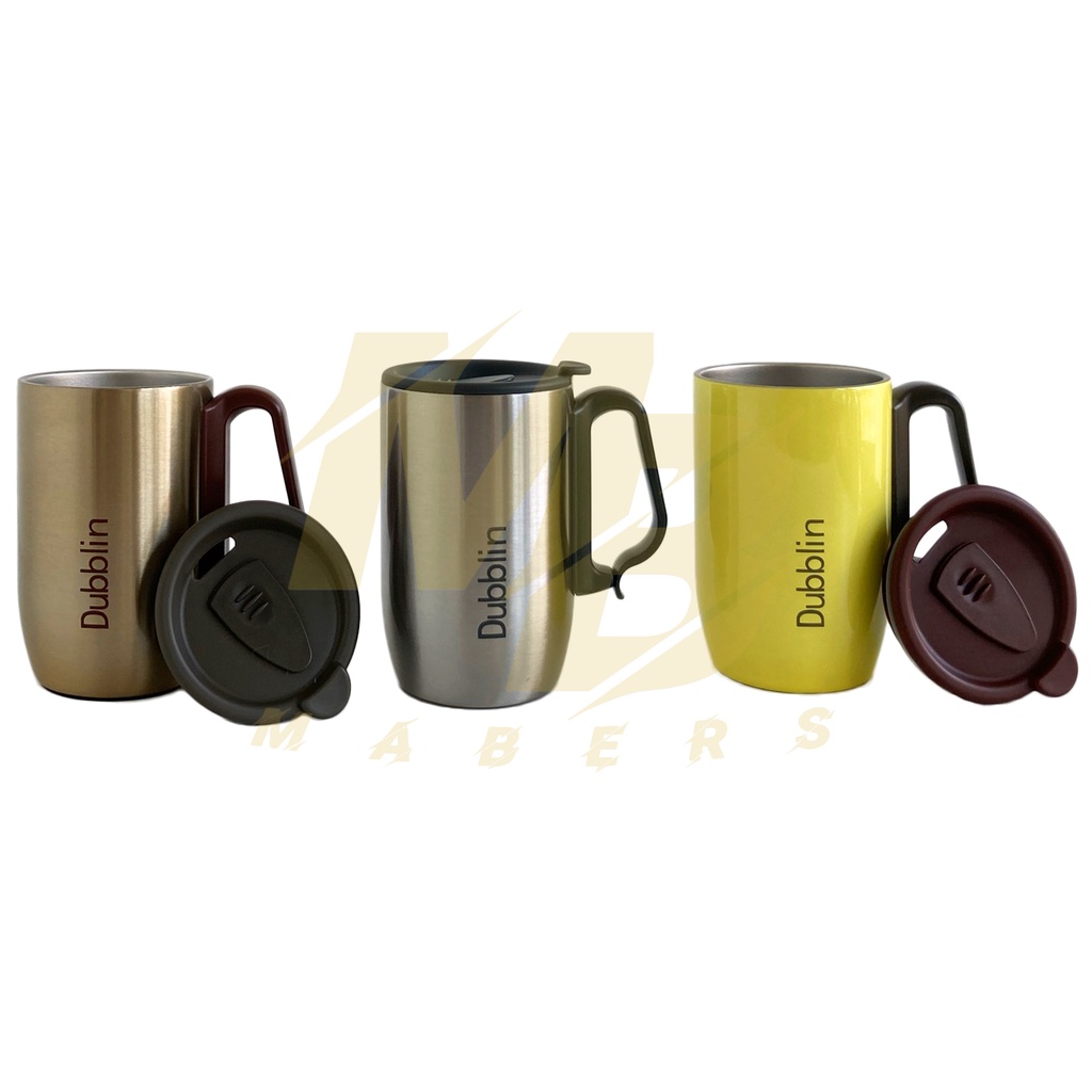 Jual DUBBLIN Steel Mug Refresh 350 ML / Cangkir Kopi Teh Stainless ...