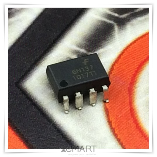 Jual High Speed TTL 6N137 Single Channel Optocoupler GullWing 8P SMD Fairchild Original ...