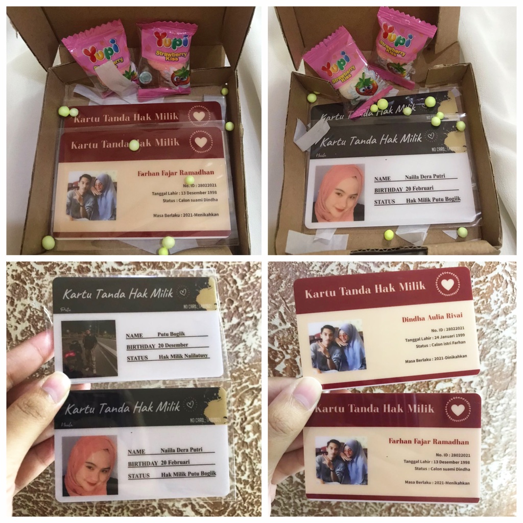 Jual [1PCS] Kartu Tanda Komitmen | Kartu Tanda Pacaran | Kartu Hak ...