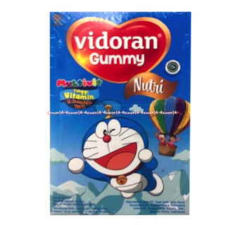 Jual Vidoran Gummy Nutri Doraemon 60gr Vitamin C Kunyah Untuk Anak-anak ...
