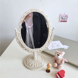 Jual Cermin Rias Cermin Kaca Make Up Cermin Duduk Vintage bentuk ...