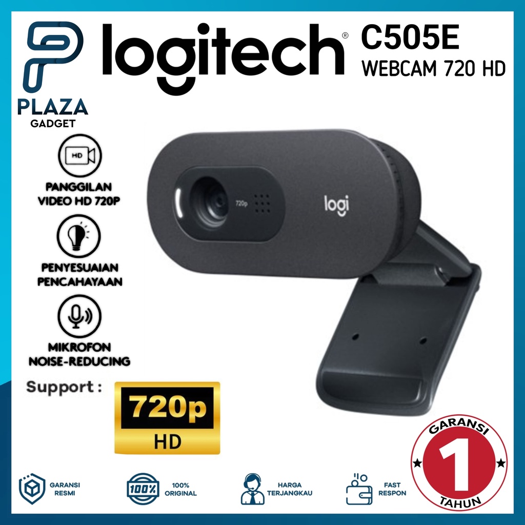 Jual Logitech C505e Webcam HD 720p/30fps C 505 e C505 e ORIGINAL ...