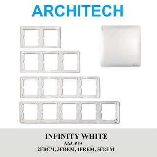 Jual Architech Infinity White A63 Saklar Stop Kontakc Architech Saklar / Sakelar / Cetekan ...