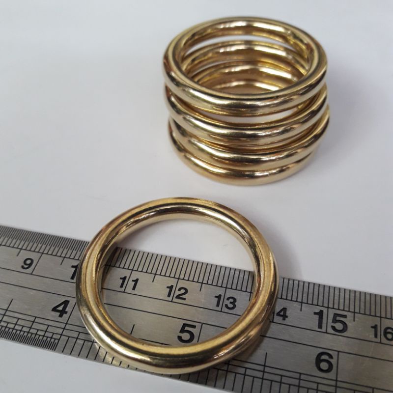 Jual Per 1 Pcs Ring O Bahan Kuningan Bulat Diameter 4cm | Shopee Indonesia