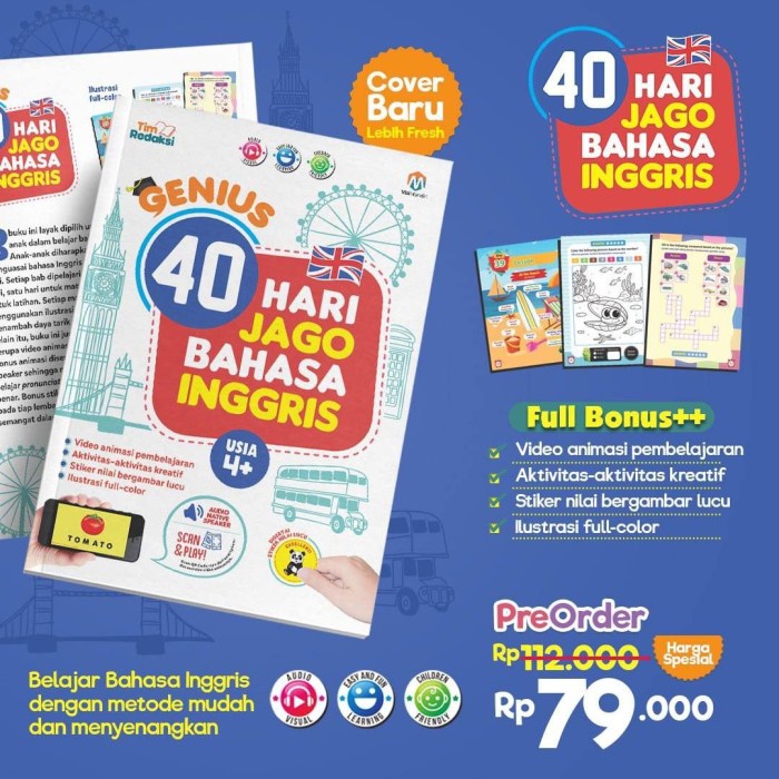 Jual Genius 40 Hari Jago Bahasa Inggris | Shopee Indonesia