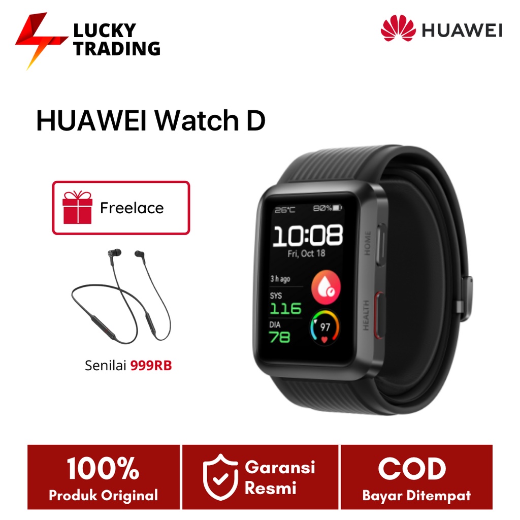 Jual HUAWEI Watch D Smart Watch | Original Garansi Resmi | Shopee Indonesia