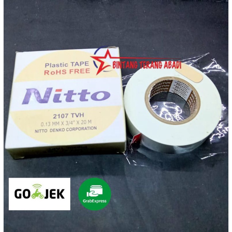 Jual ISOLASI LISTRIK NITTO 2107TV / PLASTIC TAPE NITTO | Shopee Indonesia