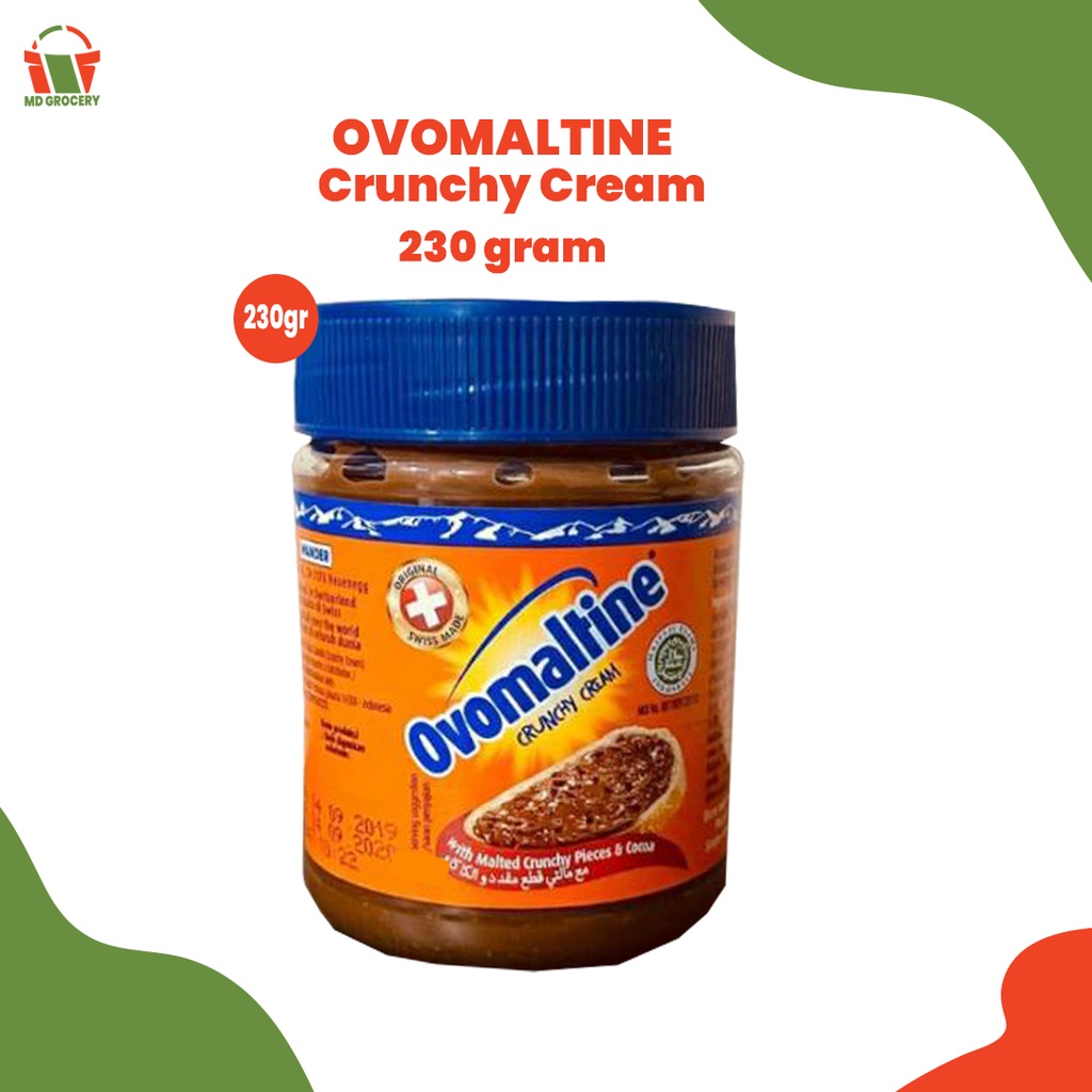 Jual OVOMALTINE CRUNCHY CREAM 230 Gram | Shopee Indonesia