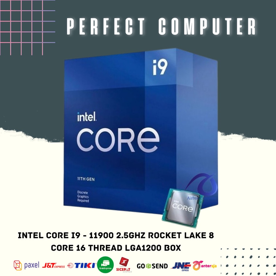 Jual INTEL CORE I9 - 11900 2.5GHz ROCKET LAKE 8 CORE 16 THREAD LGA1200 BOX | Shopee Indonesia