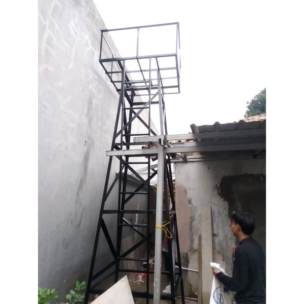 Jual Menara toren 1000 L pakai tangga harga per meter Indonesia|Shopee ...
