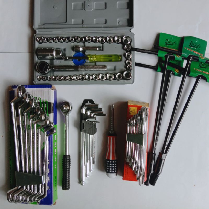 Jual Paket Kunci Ring + Kunci Pas + Kunci Sock 40 pcs + Kunci L + 4 pcs ... Jual Paket Kunci Ring + Kunci Pas + Kunci Sock 40 pcs + Kunci L + 4 pcs ...