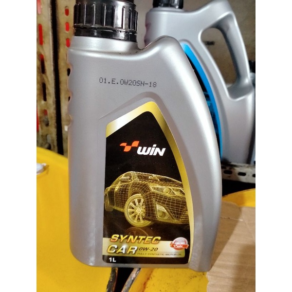 Jual Oli WIN syntec car sae 0w-20 fully synthetic isi 1 liter | Shopee ...