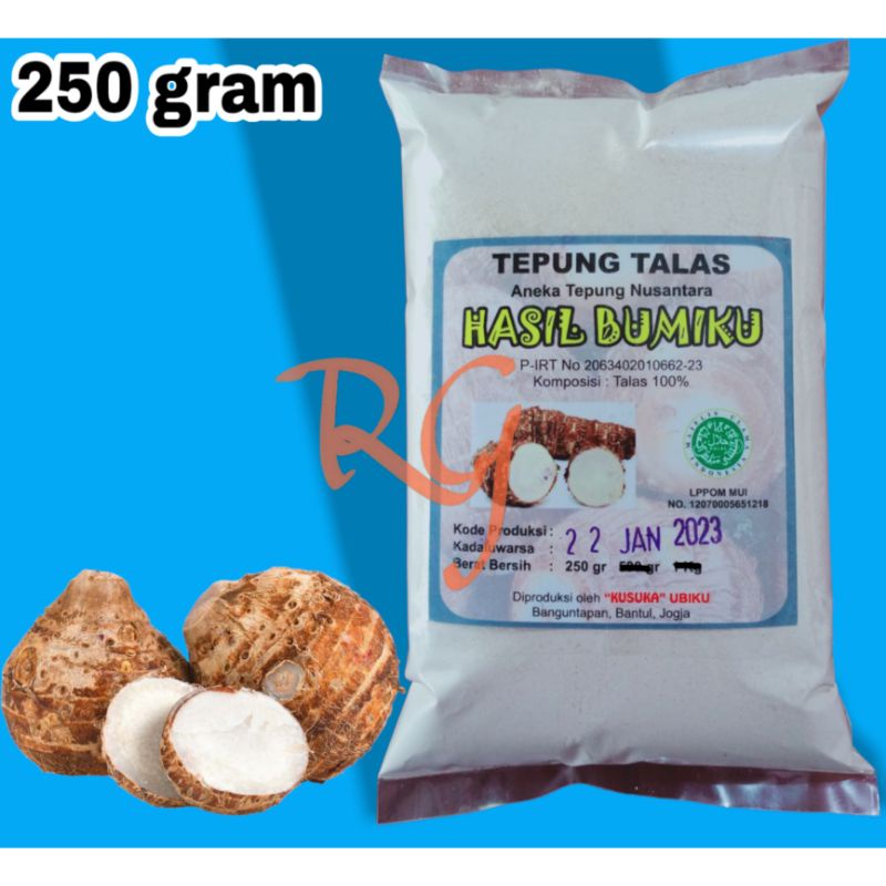 Jual TEPUNG TALAS kemasan 250 GRAM Indonesia|Shopee Indonesia