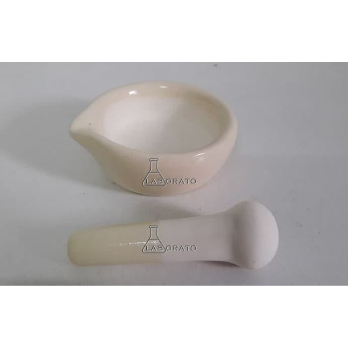 Jual MORTIR/MORTAR/LUMPANG & ALU PORCELAIN 6 CM - PI23 Lab YS-278 ...