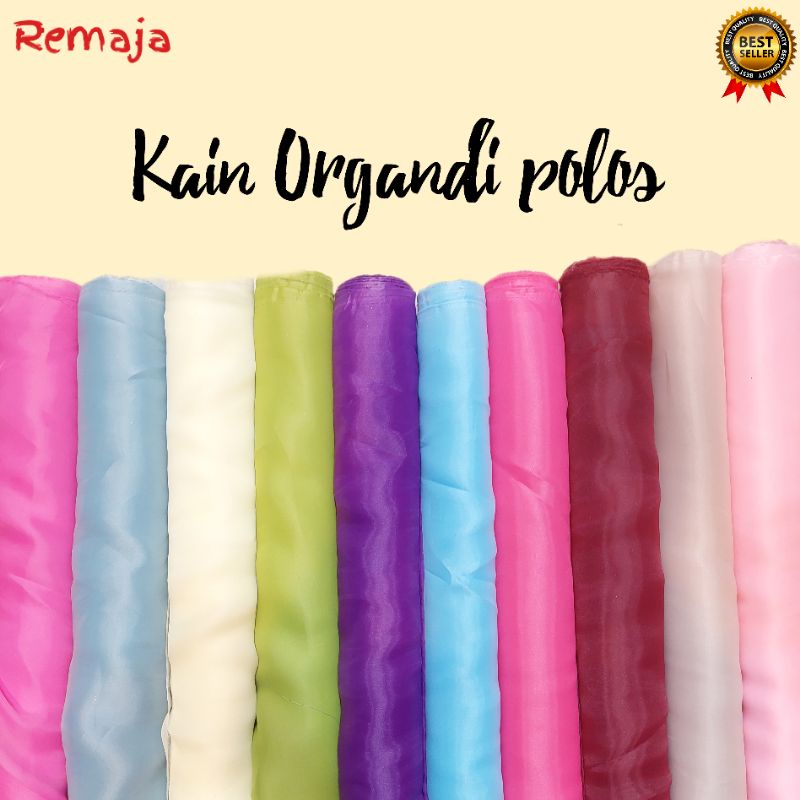 Jual Kain organdi polos Premium Quality (Lbr 150cm) | Shopee Indonesia