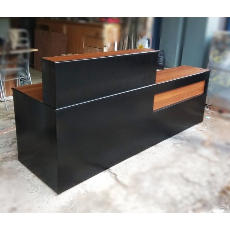 Jual Meja Resepsionis Meja Counter Meja Front Office Furniture Custom ...