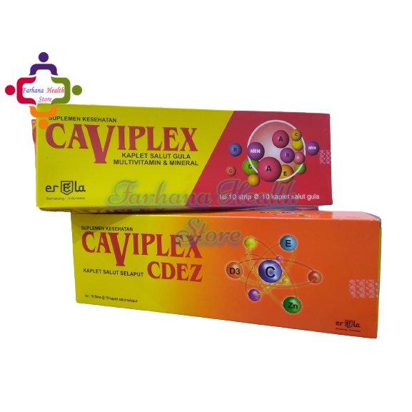 Jual Promo Asli Caviplex & Caviplex CDEZ Multivitamin / Supplement ...