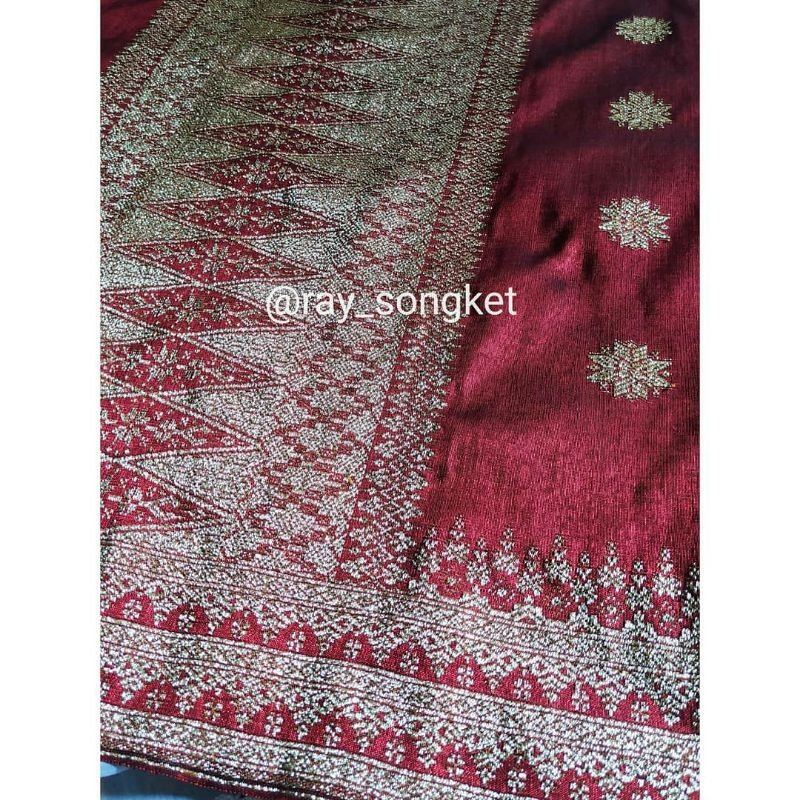 Jual SONGKET PANDAI SIKEK ASLI PADANG SUMATERA BARAT (GOLD) | Shopee ...