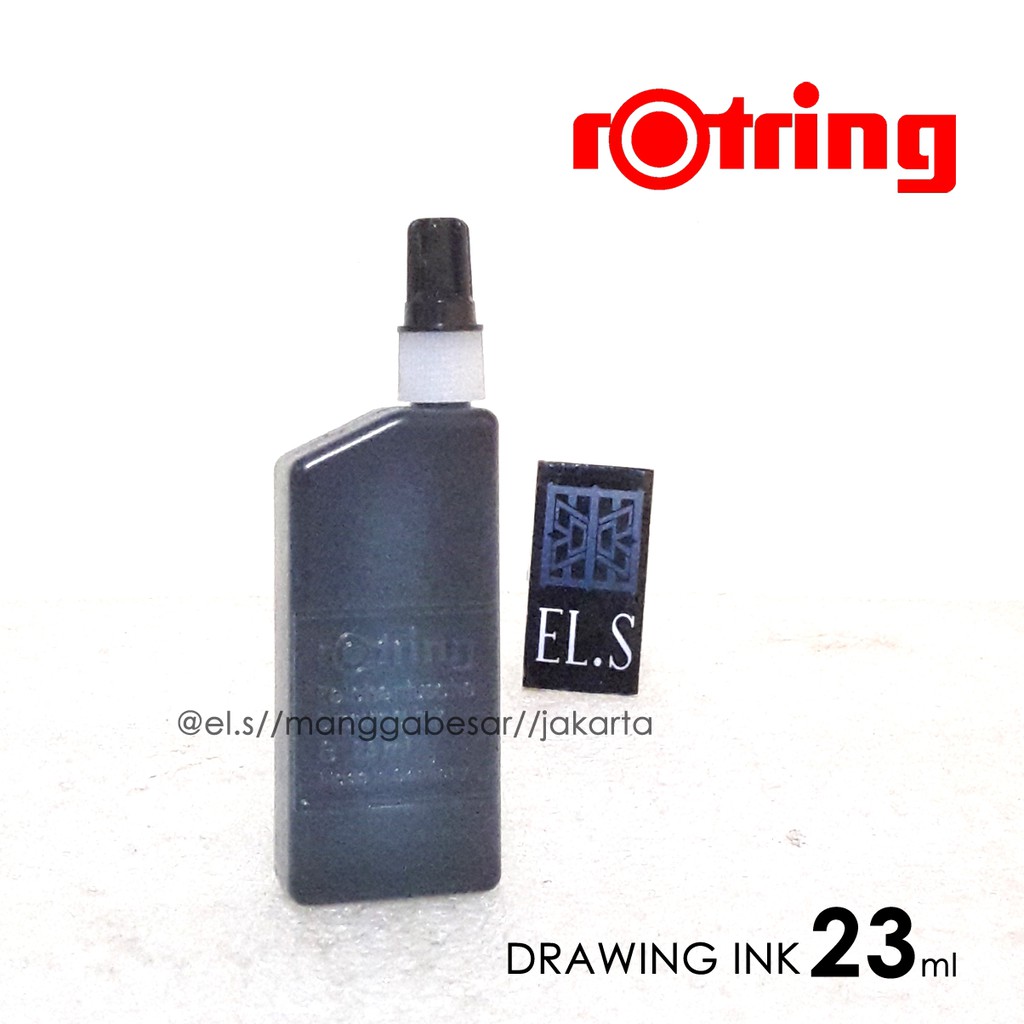 Jual Rotring Drawing Ink HItam (Tinta Rotring) | Shopee Indonesia