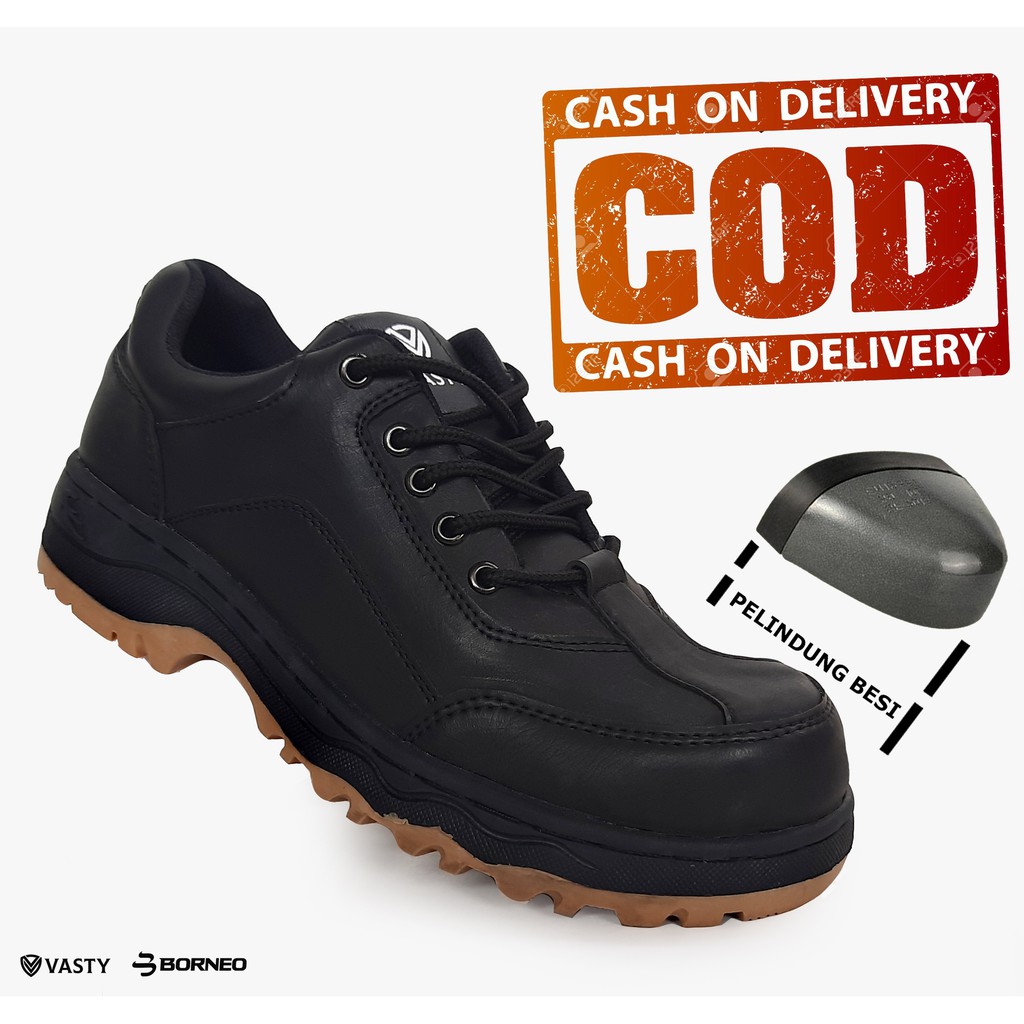 SEPATU SAFETY SEMI BOOTS PRIA TYPE LOW BOOT SAVETY BUT SEPTI BUTS SEVTI ...