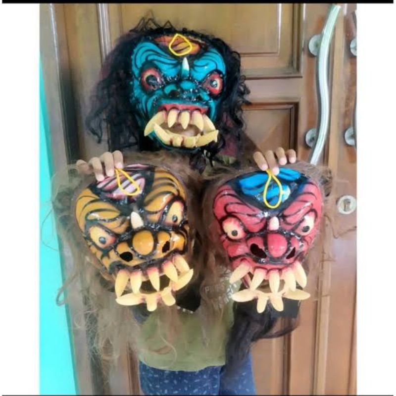 Jual Mainan Anak Anak Topeng Buto Gedrug Kesenian Tradisional | Shopee ...