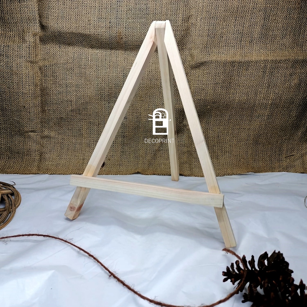Jual Stand Holder Kayu Dudukan Walldecor Photo Bahan Kayu Jati Belanda ...