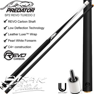 Jual Predator SP2 REVO Tuxedo 2 Pool Cue Carbon Shaft Uniloc low Deflection Stick Limited ...