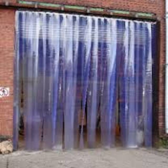 Jual Tirai plastik pvc curtain blue clear ukuran 2mmx20cm | Shopee ...