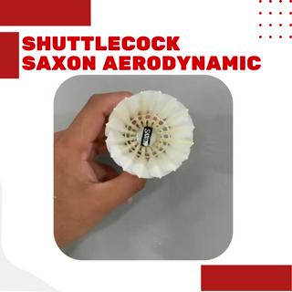 Jual SHUTTLECOCK SAXON AERODYNAMIC SHUTTLECOCK SAXON PRO HITAM COCK ...
