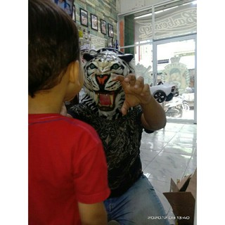 Jual topeng harimau topeng macan kepala macan kepala harimau | Shopee ...