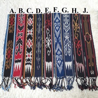 Ikat Kepala Tenun Murah | Syal Scarf Kain Tenun Motif Dayak, Toraja ...