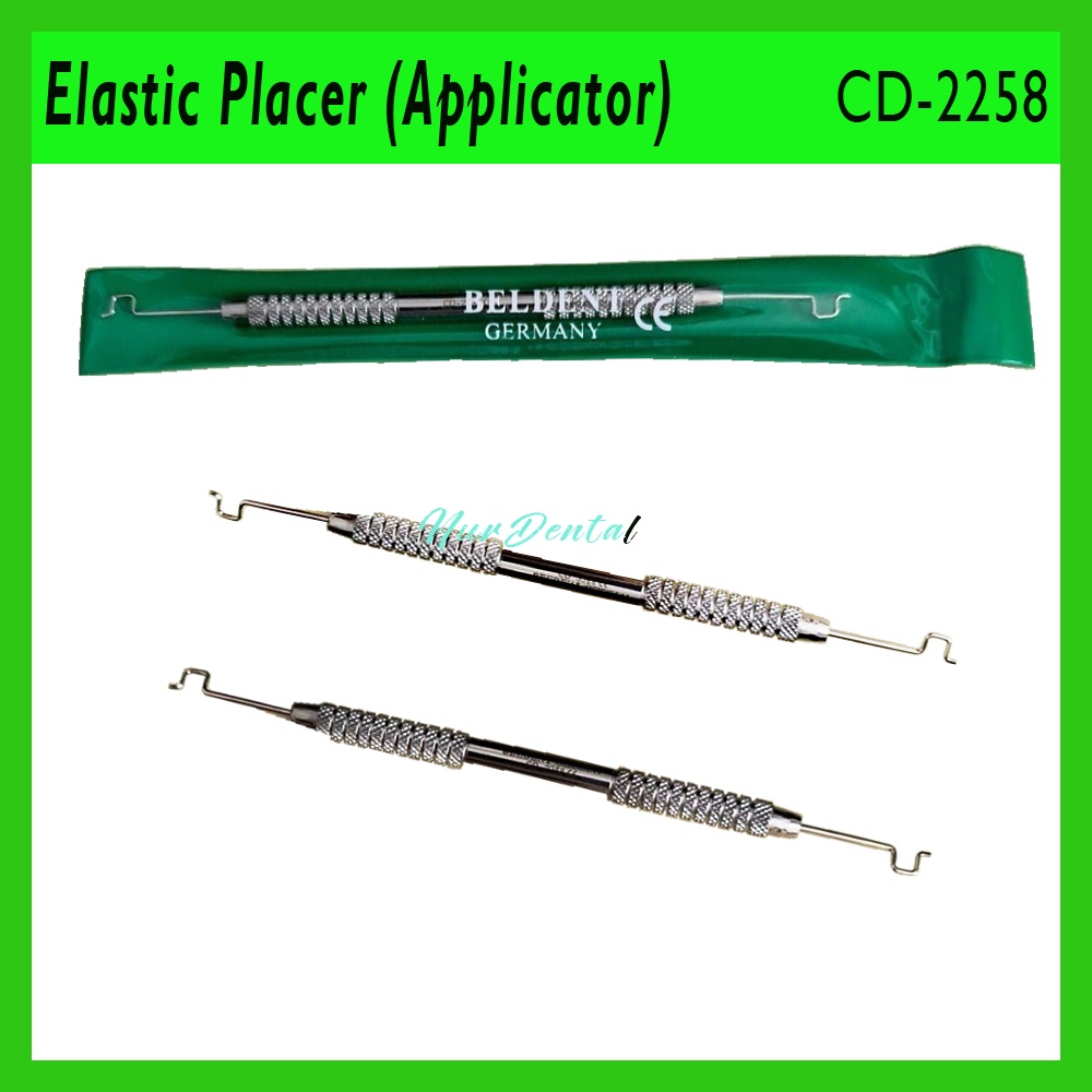 Jual Dental Applicator Elastic Placer / Sonde Behel Gigi | Shopee Indonesia