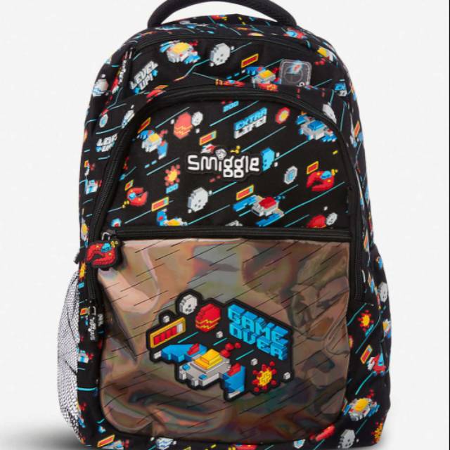Jual Smiggle Bag Pixel Game Over (color black) | Shopee Indonesia