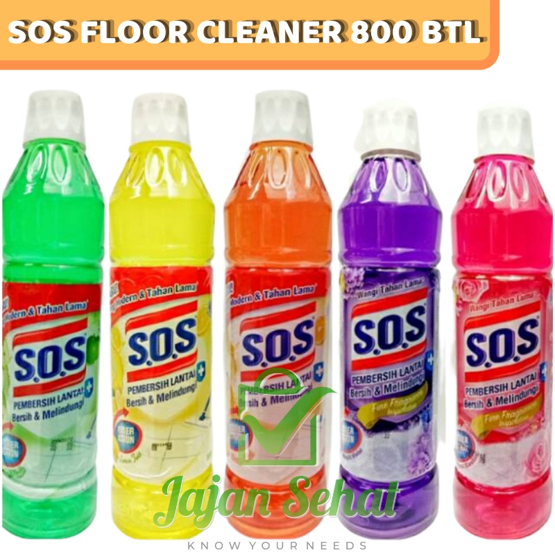 Jual Sos Floor Cleaner ( PEMBERSIH LANTAI ) Botol 800ml | Shopee Indonesia