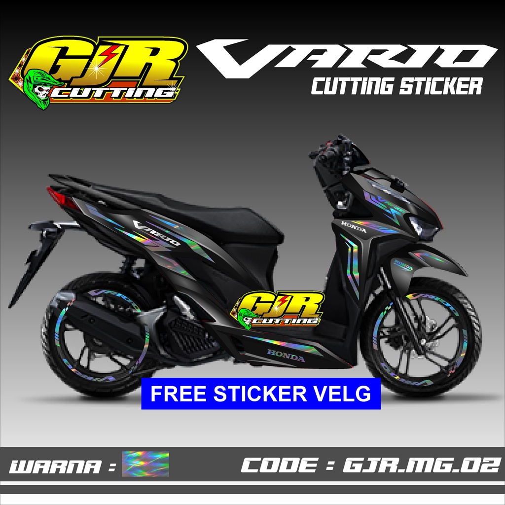 Jual Cutting Sticker Vario - Aksesoris Motor Cuting Honda Vario 125 & 150 Skotlet Stiker ...
