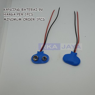 Jual Kancing Baterai Kotak 9v Socket Battery | Shopee Indonesia