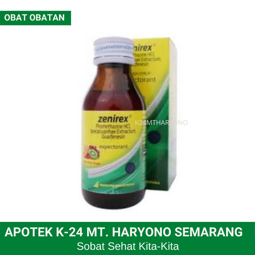 Jual Zenirex Sirup 60 ML / Obat Batuk Berdahak dan Alergi | Shopee ...