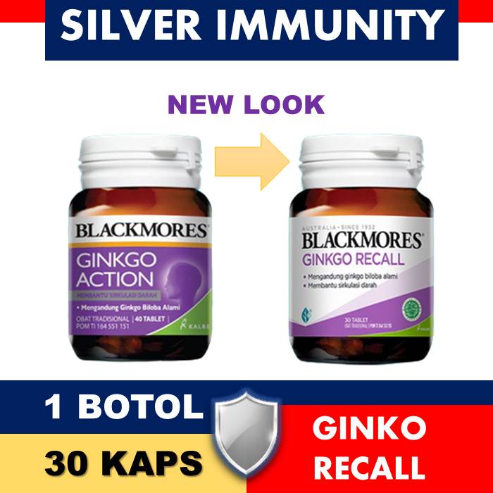 Jual BLACKMORES GINKGO RECALL 30 TABLET | Shopee Indonesia