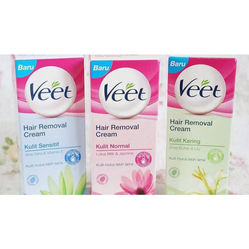 Jual Veet Hair Removal Cream Normal Skin dan Sensitive Skin 25 Gr ...