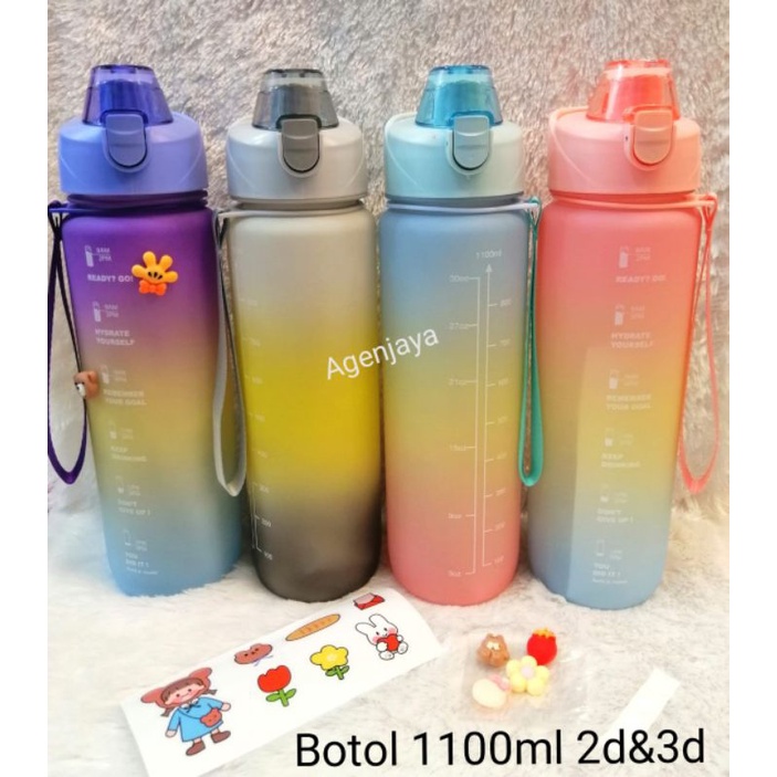 Jual BOTOL MINUM VIRAL KOREA 1100ML | Shopee Indonesia
