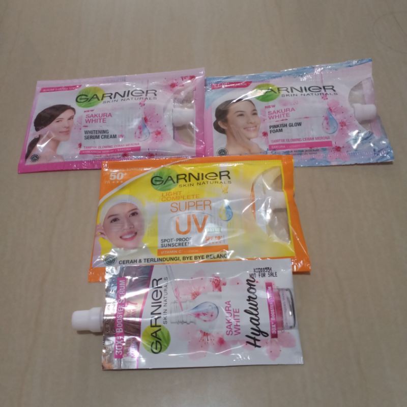 Jual Paket sample Garnier isi 4 pcs | Shopee Indonesia