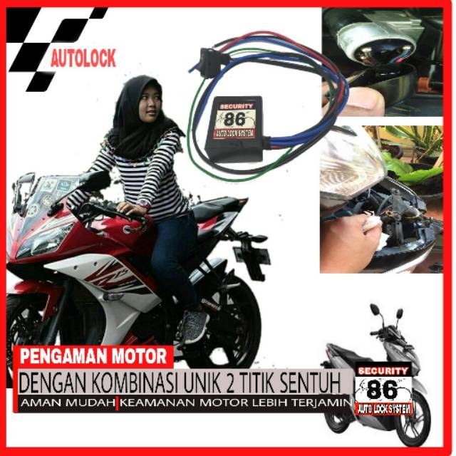 Jual Pengaman Motor Sensor Sentuh 2 jari | Shopee Indonesia