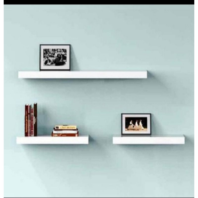 Jual rak dinding minimalis ukuran 40/20/20cm 3 pcs | Shopee Indonesia