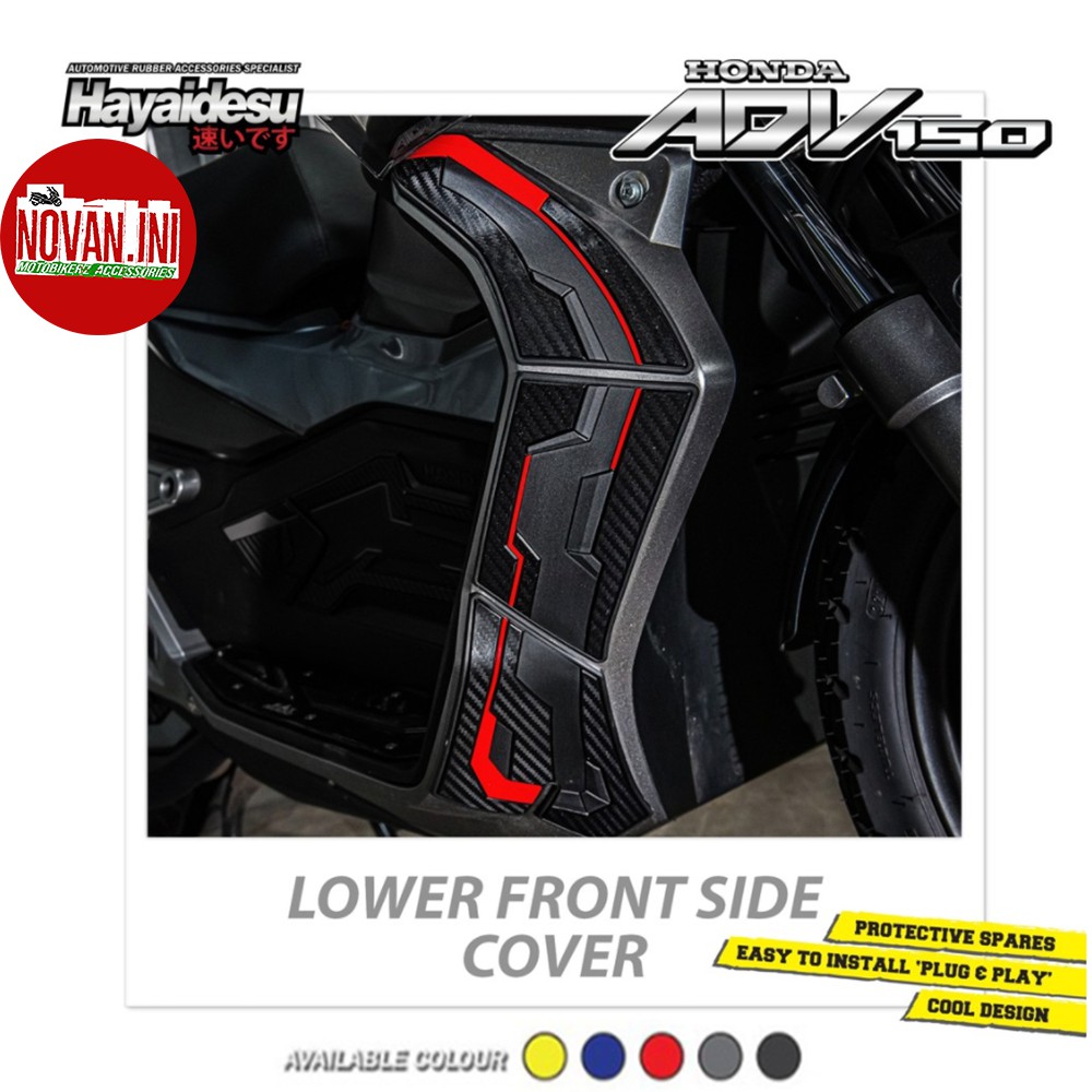 Jual Honda ADV 150 Lower Front Body Protector Cover-HAYAIDESU | Shopee ...