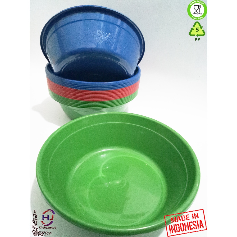 Jual Baskom Plastik Serbaguna 24 CM Bee Plast / Baskom 12 / M861 ...