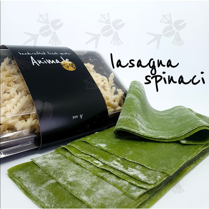 Jual FRESH PASTA Spinach Lasagna Sheets Home made Semolina 300 gram ...