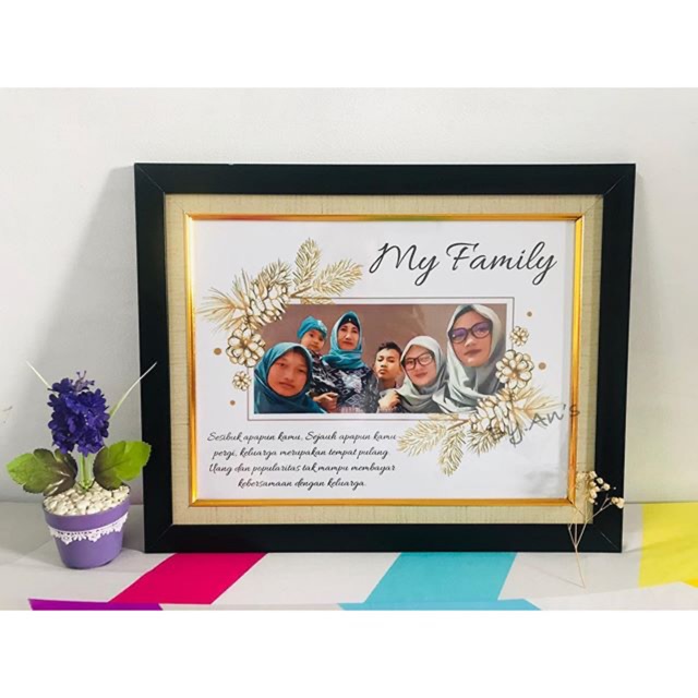 Jual Design Pigura list gold | 17R (30x40cm) | Shopee Indonesia